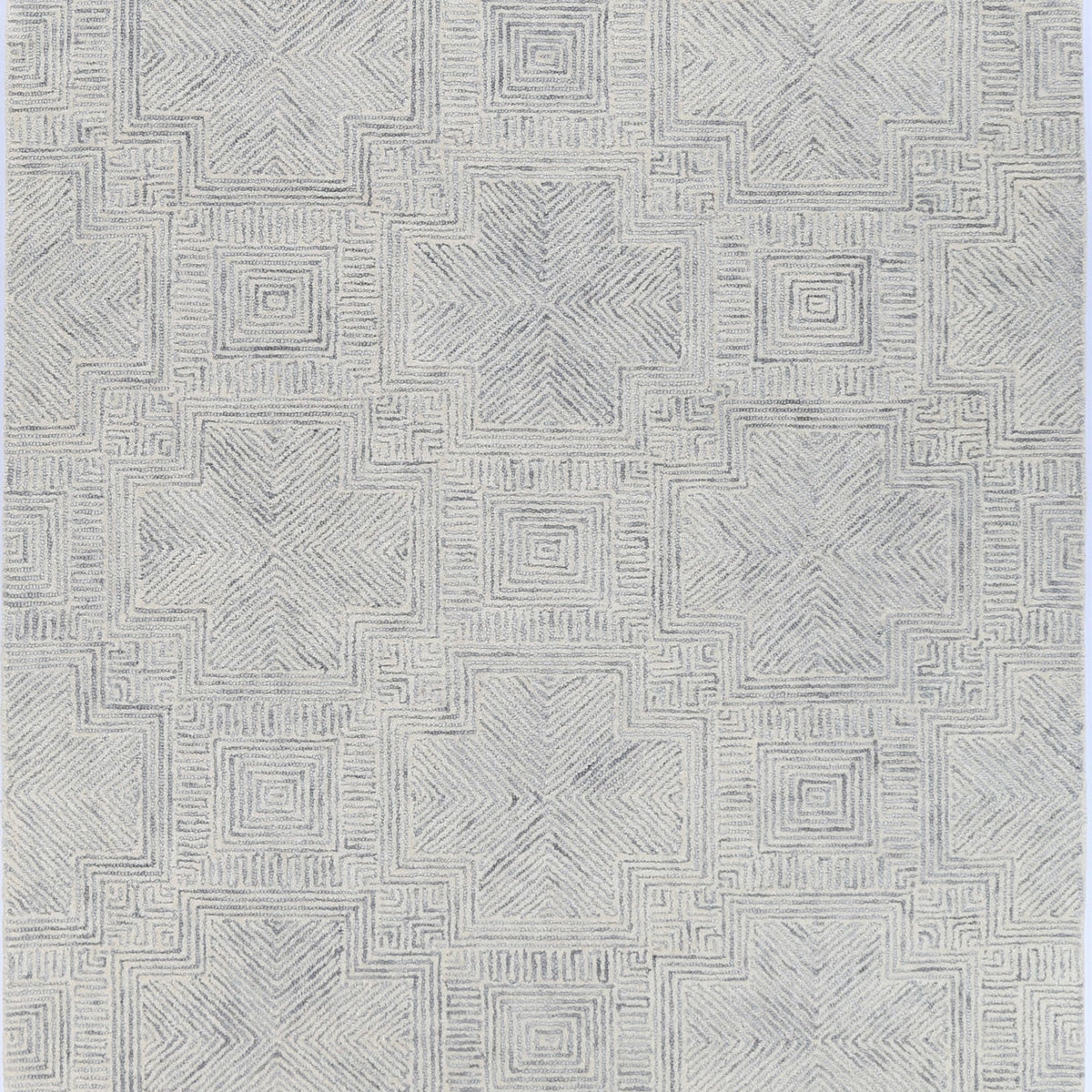 Sophia Geometric Grey Wool Rug – VOGUE RUGS