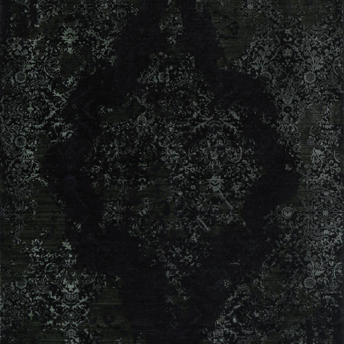 Brooklyn Distressed Medallion Emerald Green Rug - Modern Rugs |Premium ...