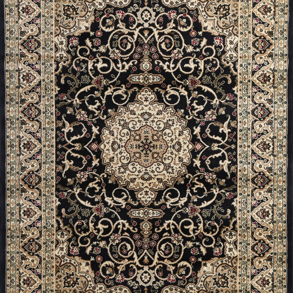 Ornate Lottie Traditional Black Rug – VOGUE RUGS